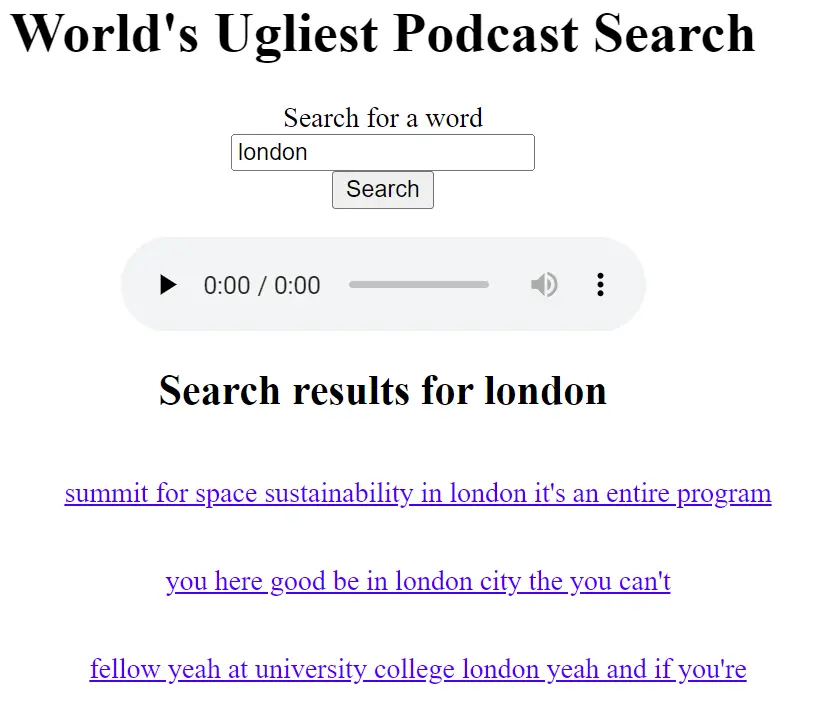 How to Build the World's Ugliest Podcast Search Engine with Python - Deepgram Blog ⚡️ | Deepgram