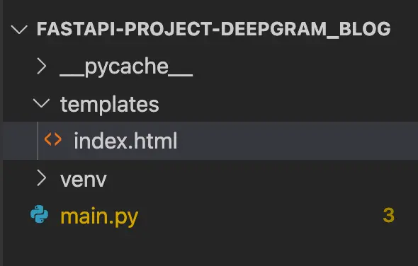 Live Transcription With Python and FastAPI - Deepgram Blog ⚡️ | Deepgram