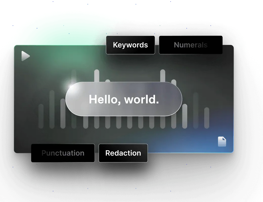 Speech to Text API: Next-Gen AI Speech Recognition | Deepgram