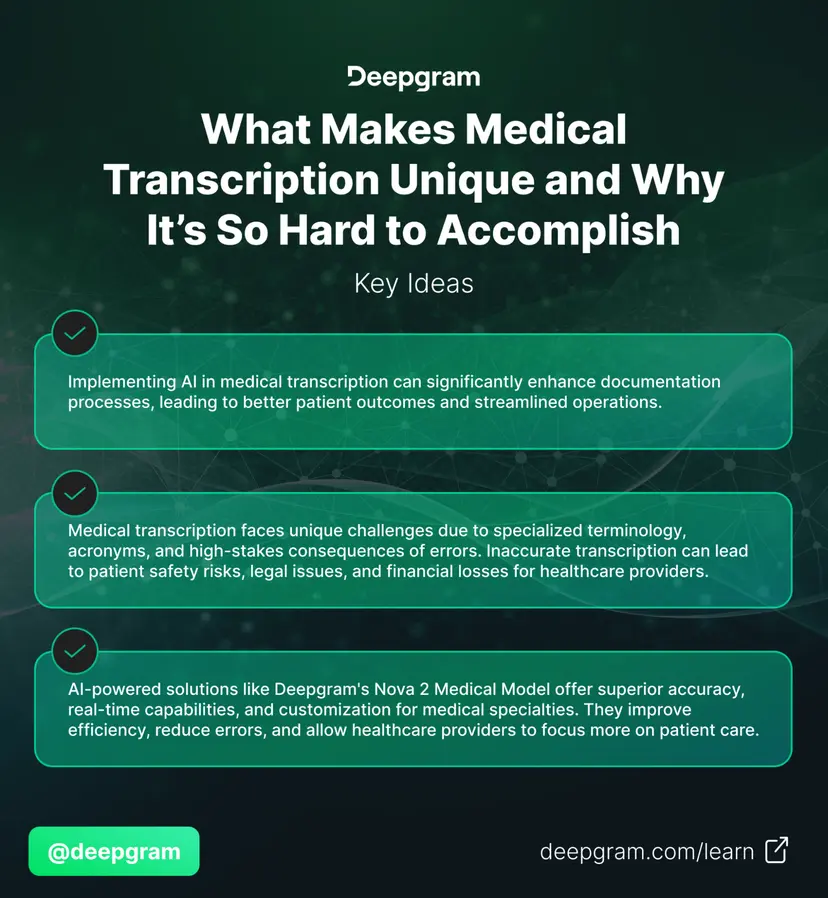 Why AI is the Future of Medical Documentation | Deepgram